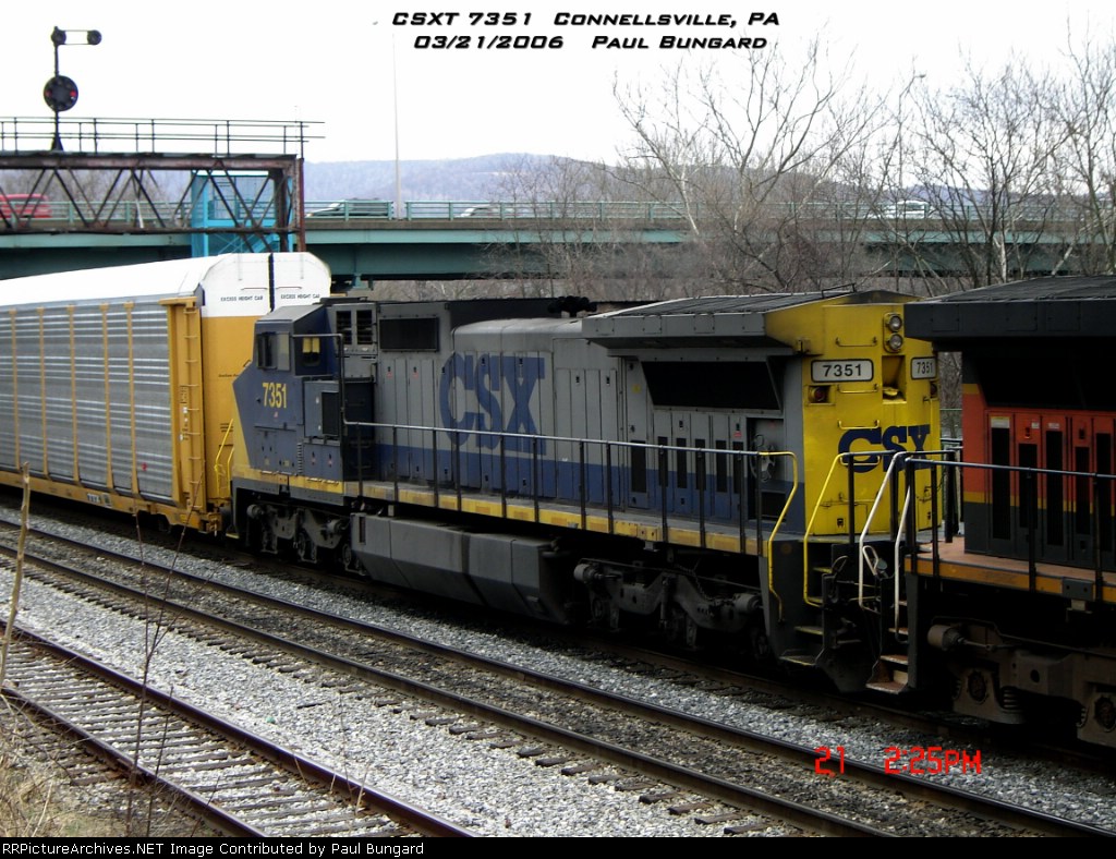 CSX 7351 (ex-CR 6172) C40-8W 03/21/2006